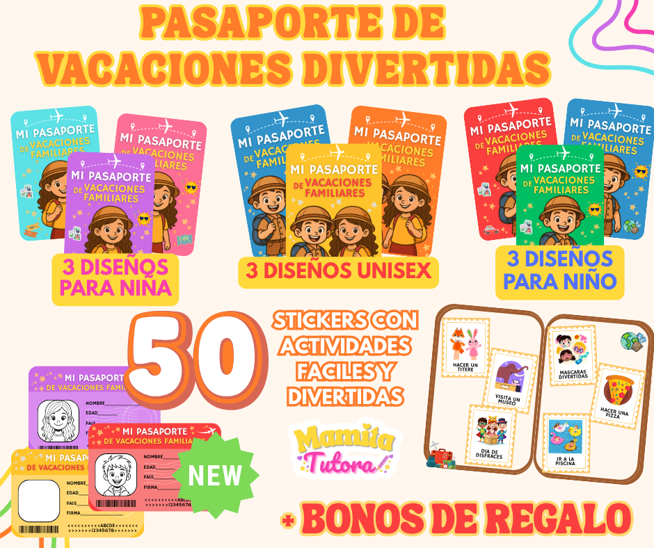Pasaporte de Aventuras: 50 Actividades para Vacaciones Familiares