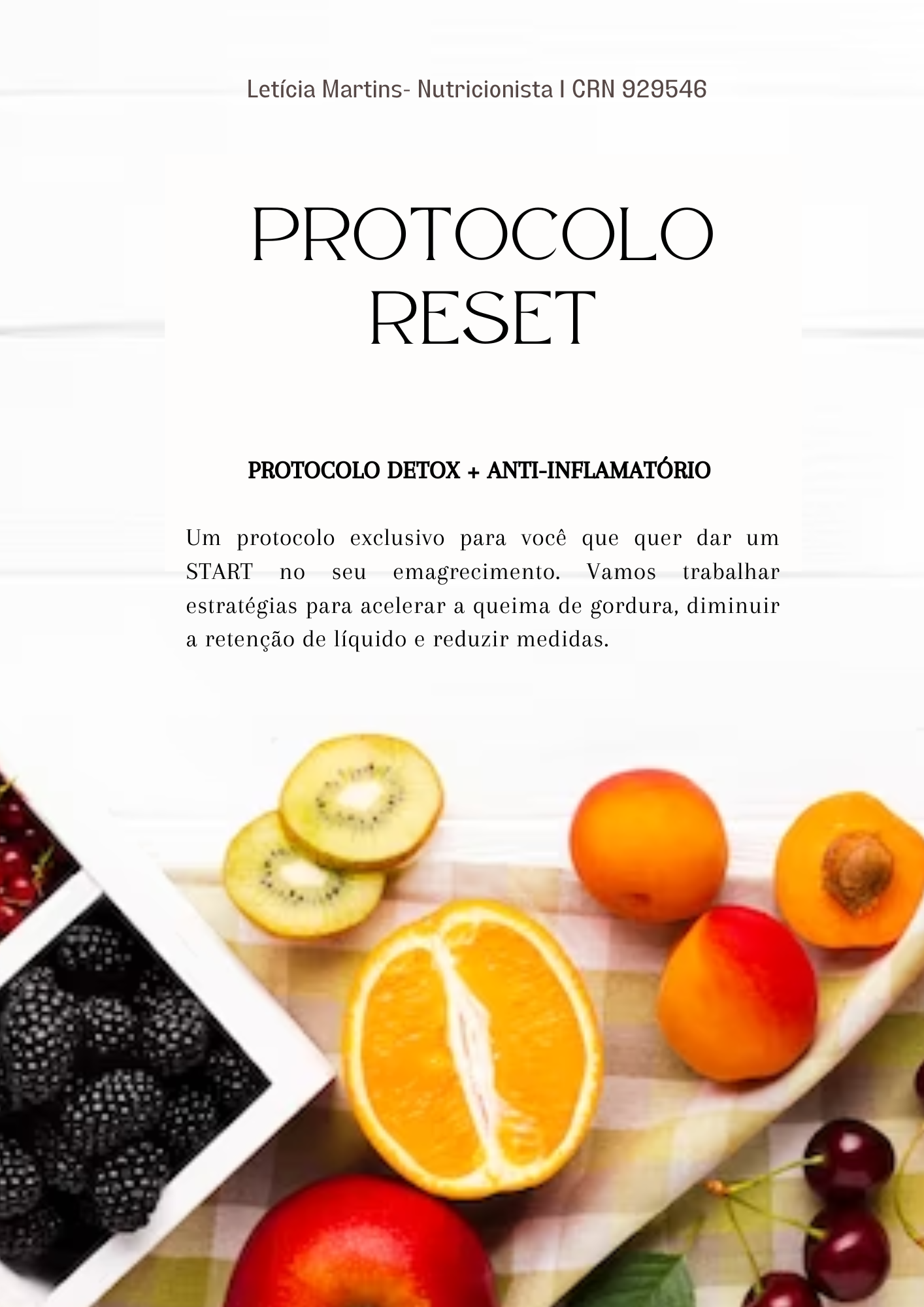 PROTOCOLO RESET I ACELERANDO SEU EMAGRECIMENTO - LETÍCIA MARTINS I ...