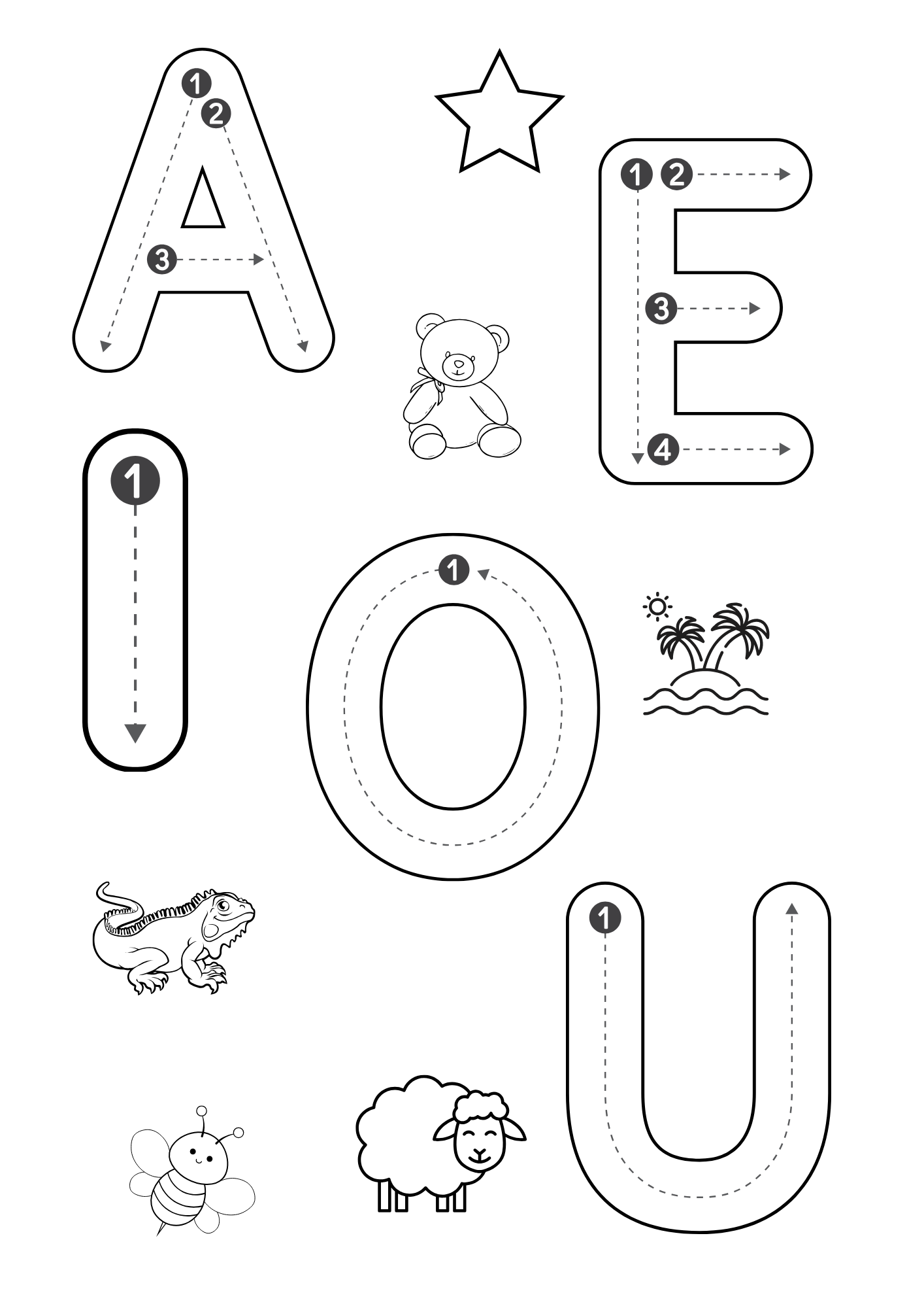 VOGAIS - ATIVIDADES TRACEJADAS - FATIMA APARECIDA COSTA DIAS | Hot...