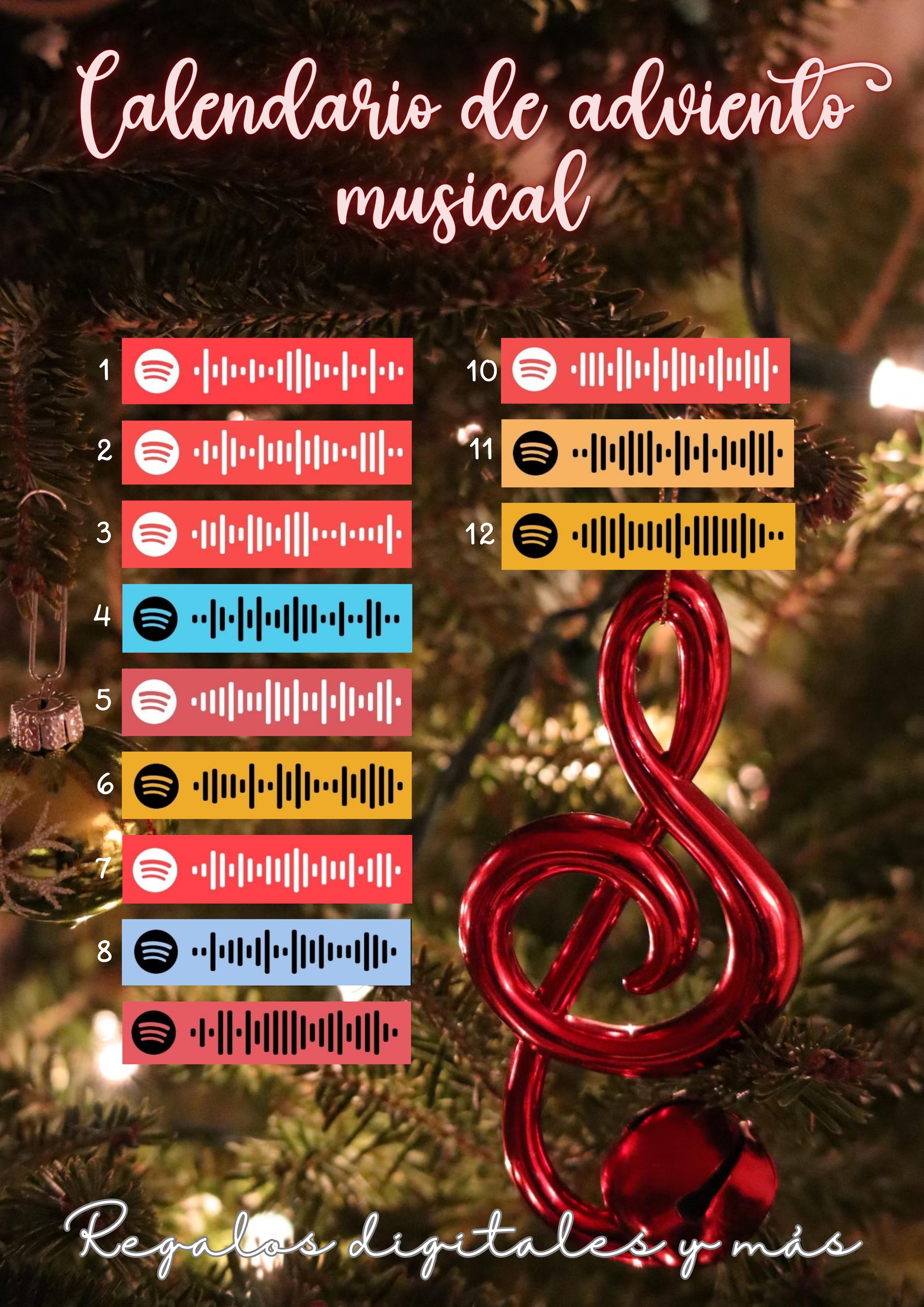 Calendario de Adviento Navideño musical y digital. - Romina G. Deu ...