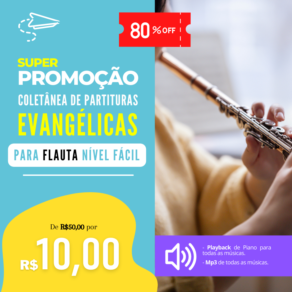 Partituras para Flauta Transversal | Coletânea Didática | Músicas E...