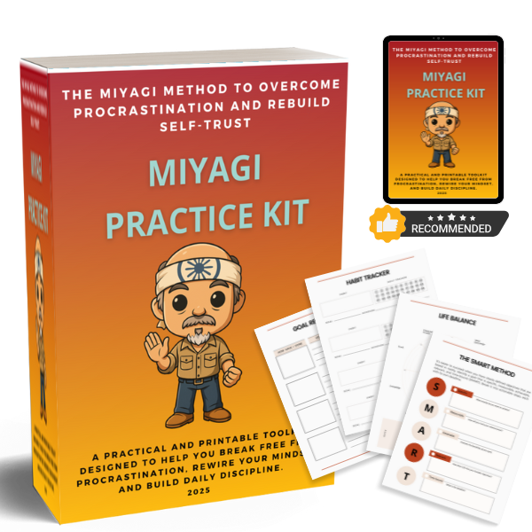The Miyagi Practice Kit – Printable Trackers & Mindset Tools