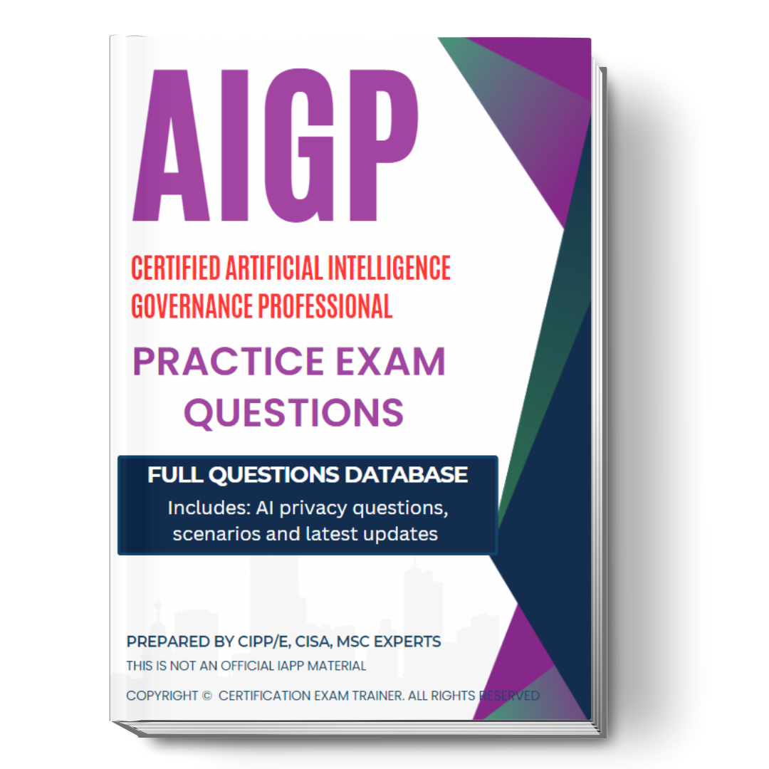 AIGP Certified Artificial Intelligence Governance Professional - Di...