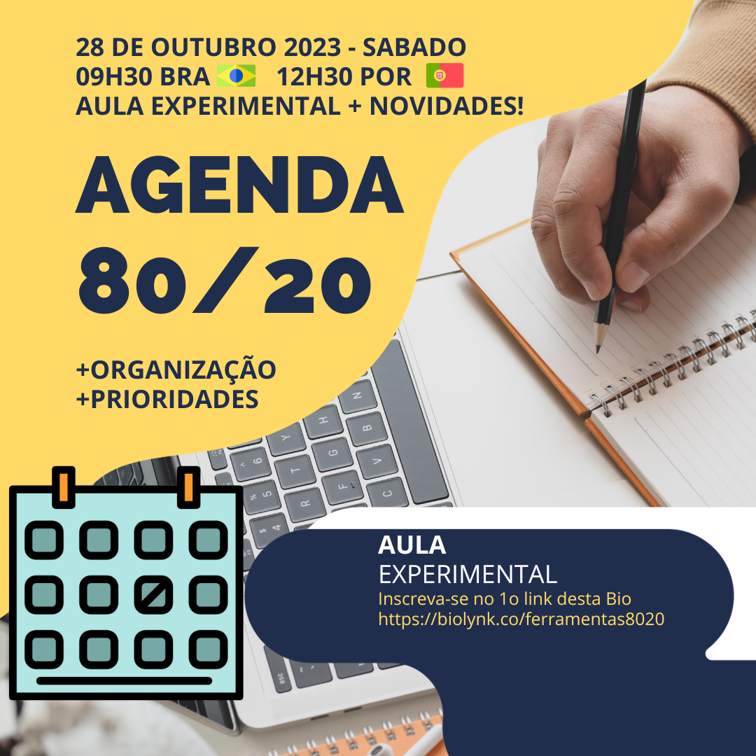 Iagenda 80/20 - Primeiros Passos da sua Agenda 80/20 com Inteligência ...