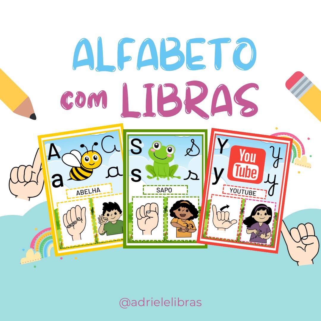 Alfabeto Ilustrado Com LIBRAS - Araisa de melo neves | Hotmart
