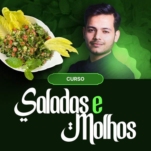 Saladas e Molhos Árabes – O Toque Final da Mesa Árabe - Yousef Sall...