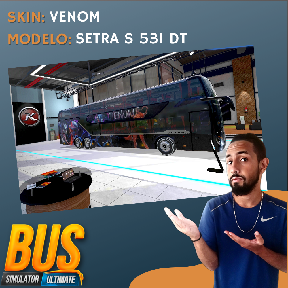 Skin Venom - Setra S 531 DT - Douglas Porto Da Silva | Hotmart