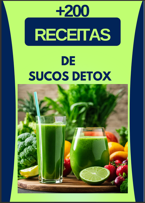 +200 Receitas de Sucos Detox.