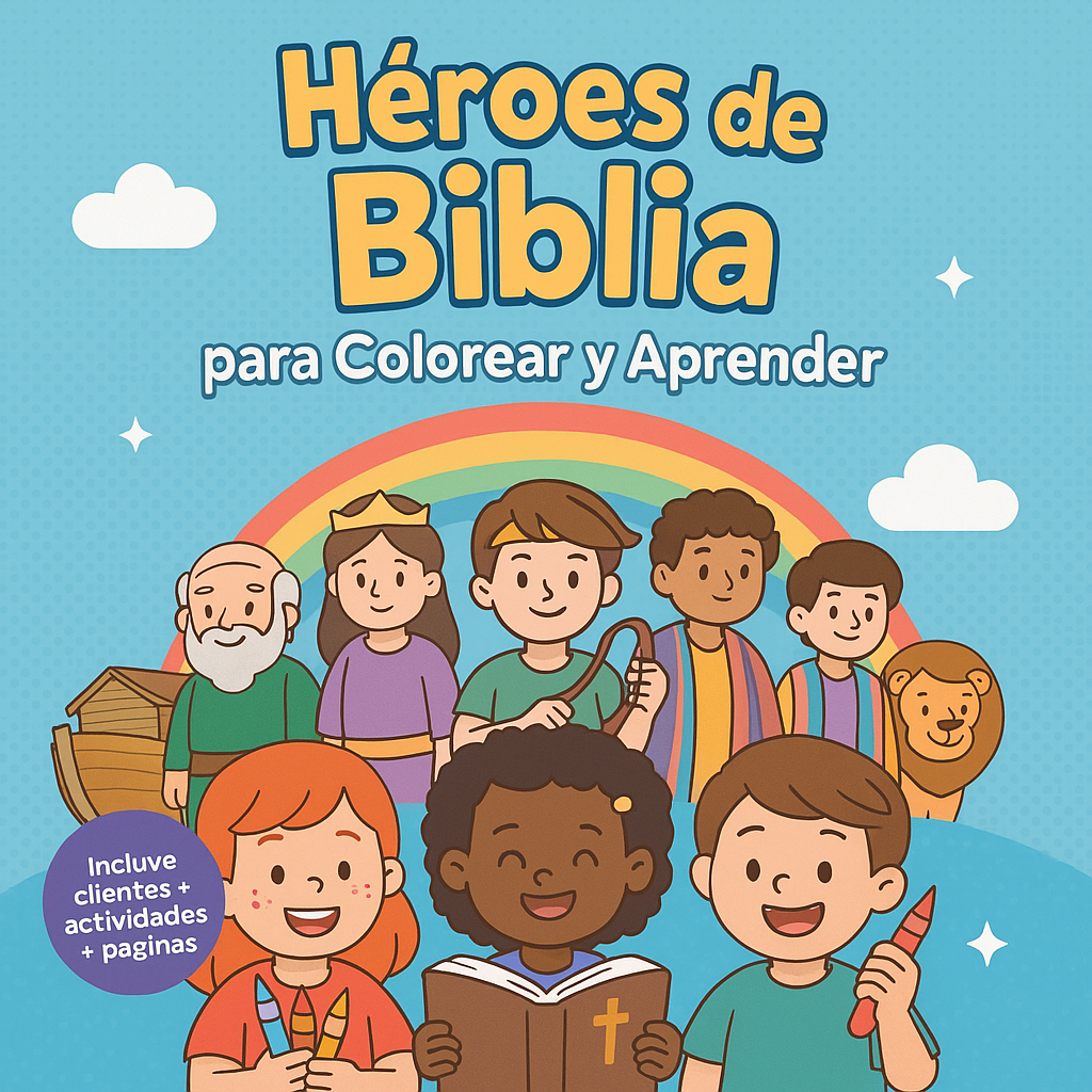 Héroes de la Biblia para Colorear y Aprender | Hotmart