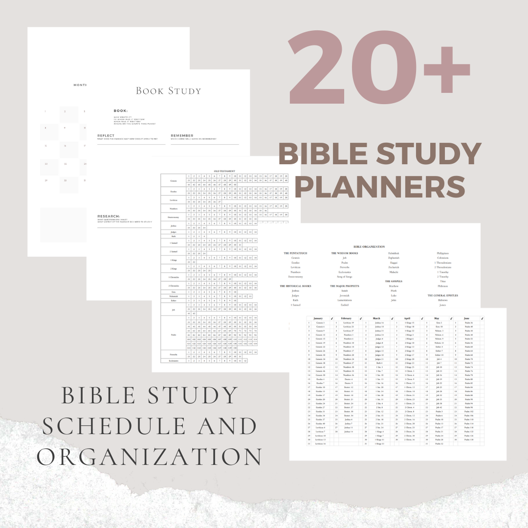 Minimalist Bible Study Planner