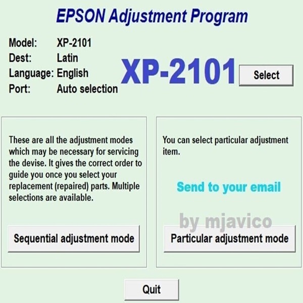 AdjProg EPSON XP 2101