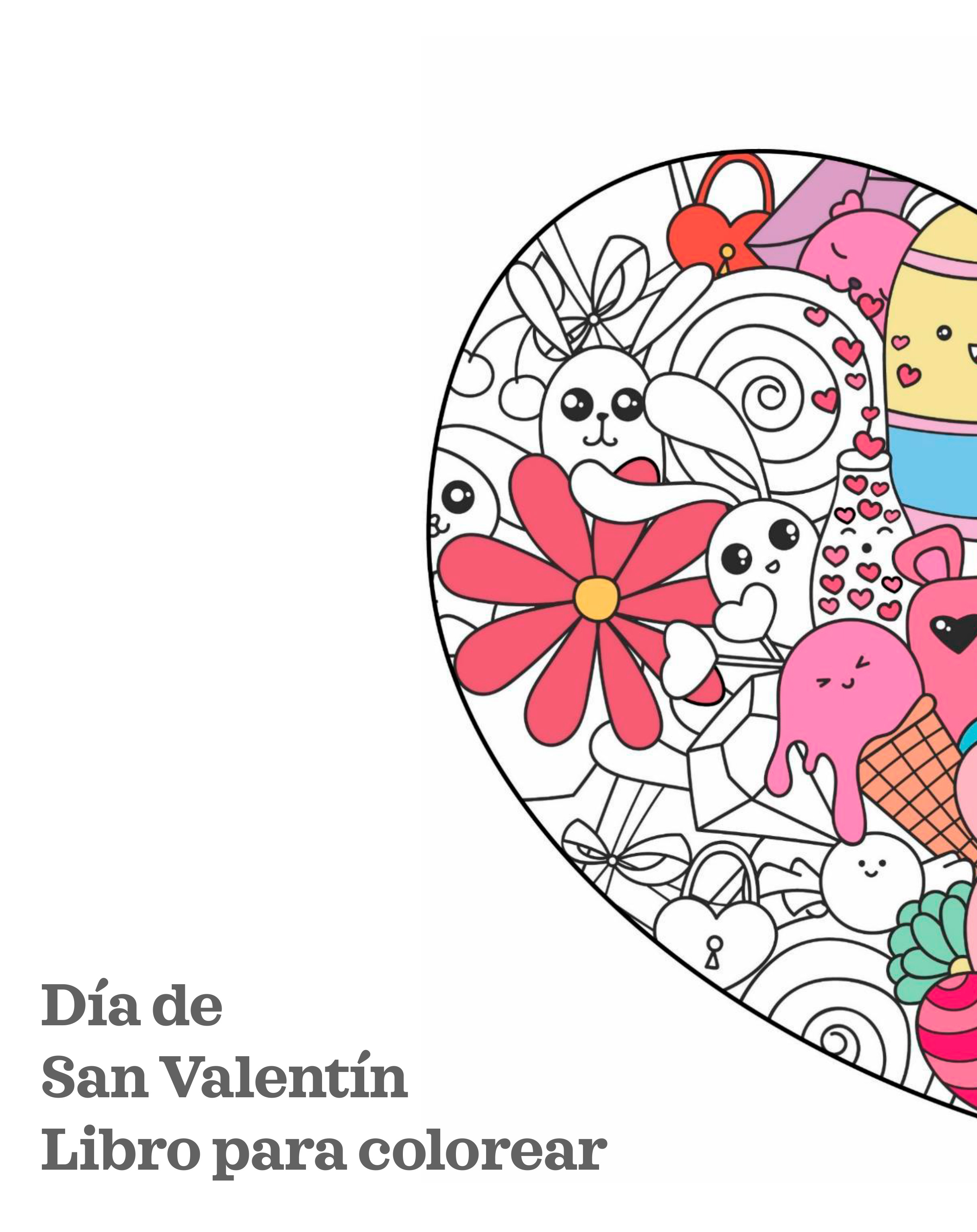 Libro para colorear "san Valentín" - Marshop | Hotmart