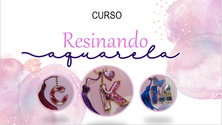 Curso Resinando Aquarela - Gabriela Rossi Dias | Hotmart