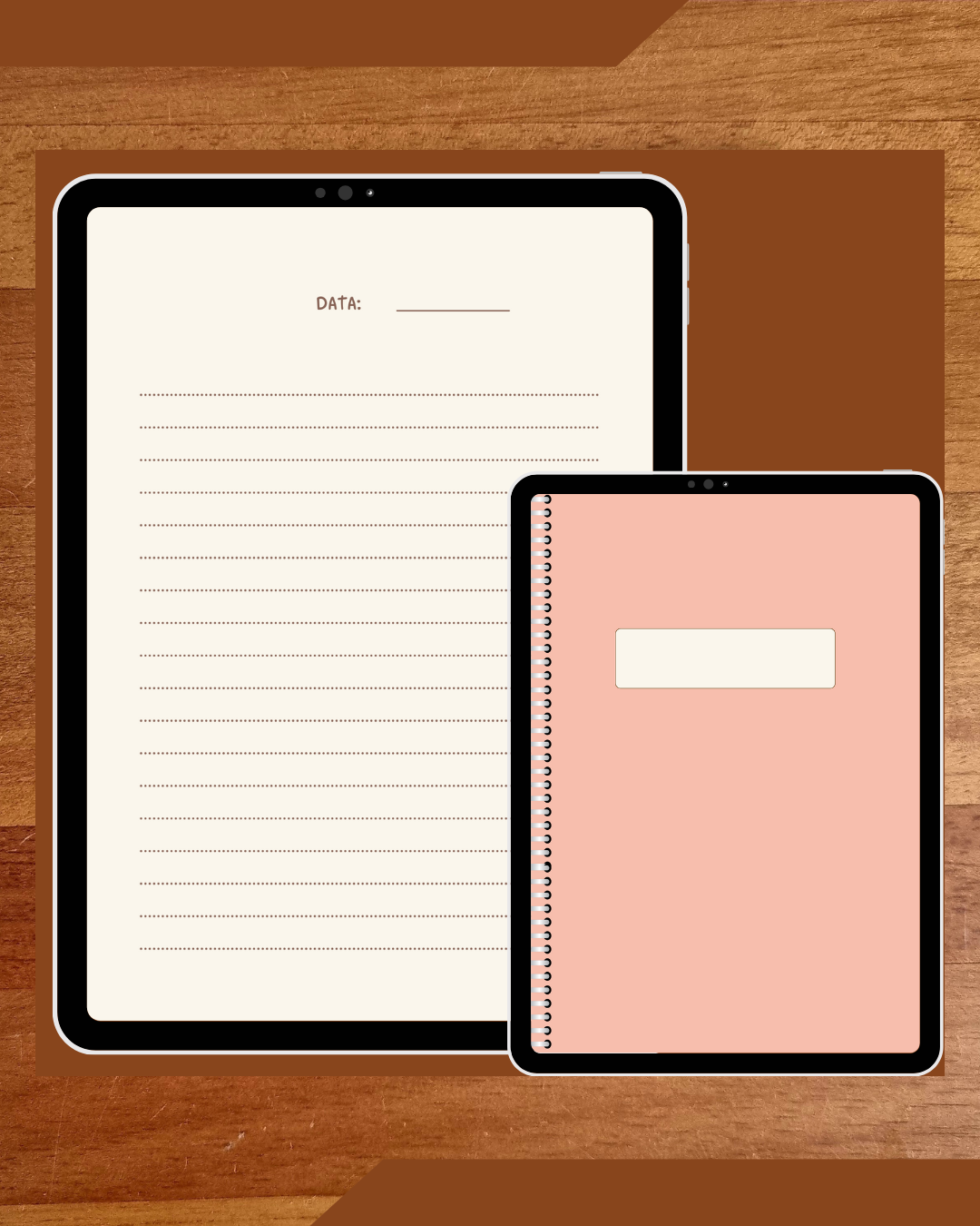 Caderno digital - Coleção Minimalista (capa rosa) - Katia Rodrigues...