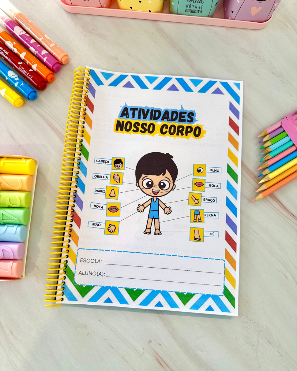 Apostila de Atividades - Nosso Corpo - Lia Atividades | Hotmart
