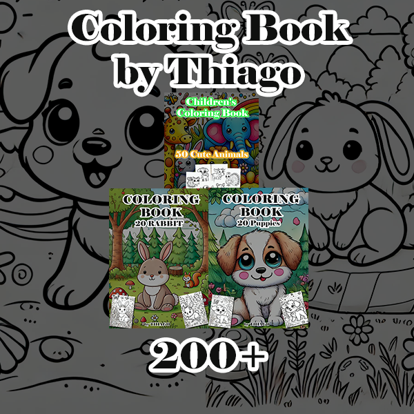 Coloring Book by Thiago - Thiago Vinicius | Hotmart