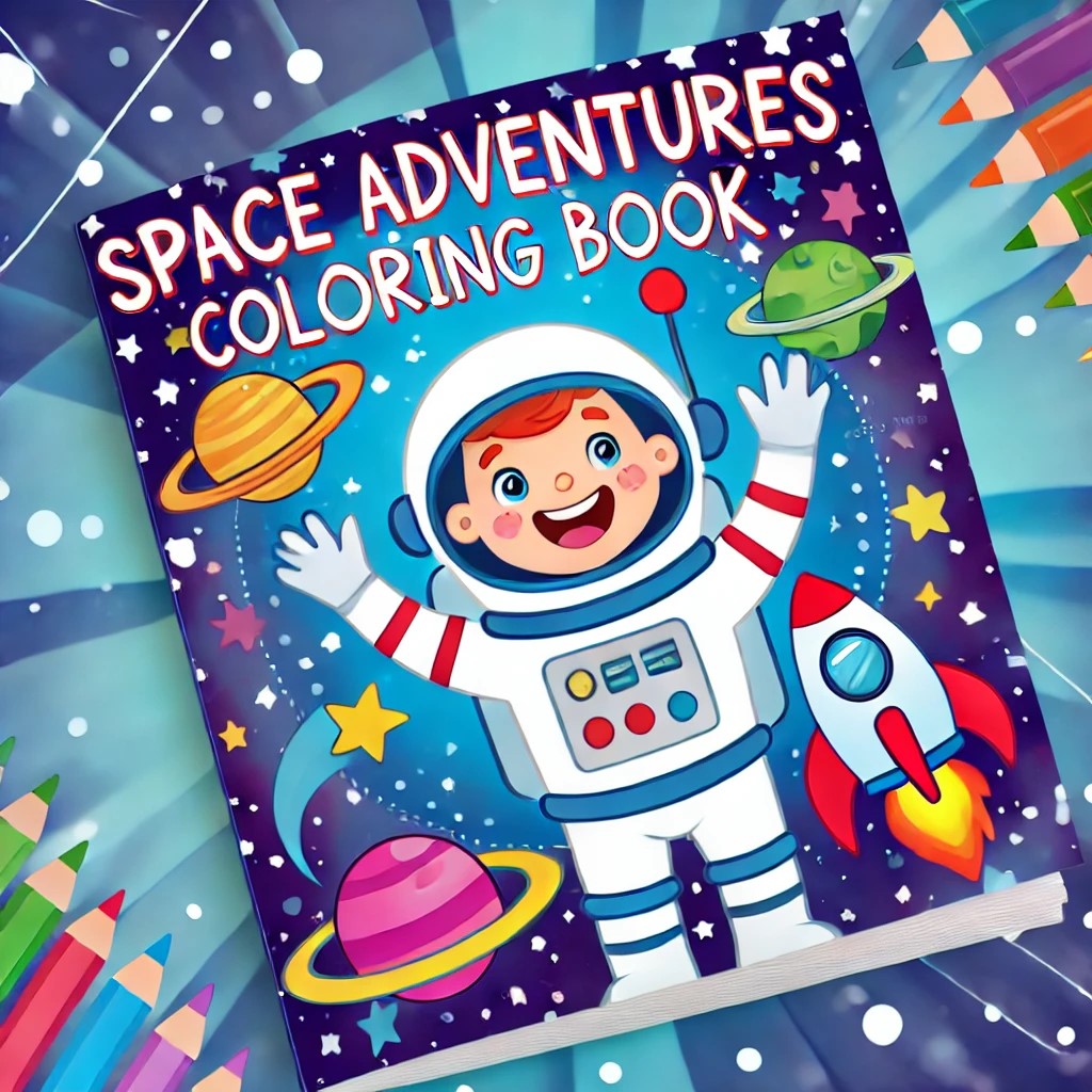 Space Adventures Coloring Book