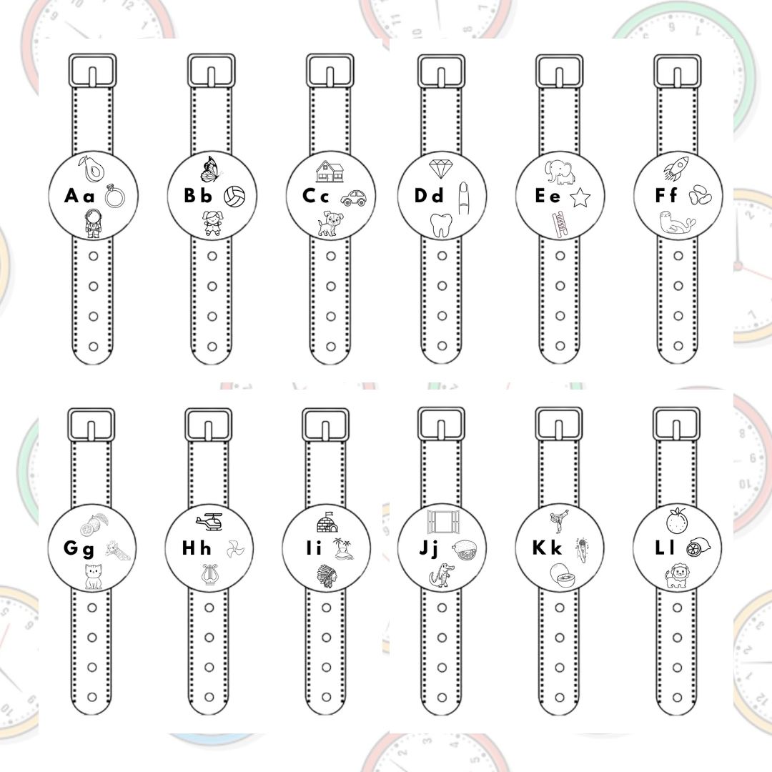 Alfabeto com Relógio - Raquel de Arruda Braga Lucchesi | Hotmart