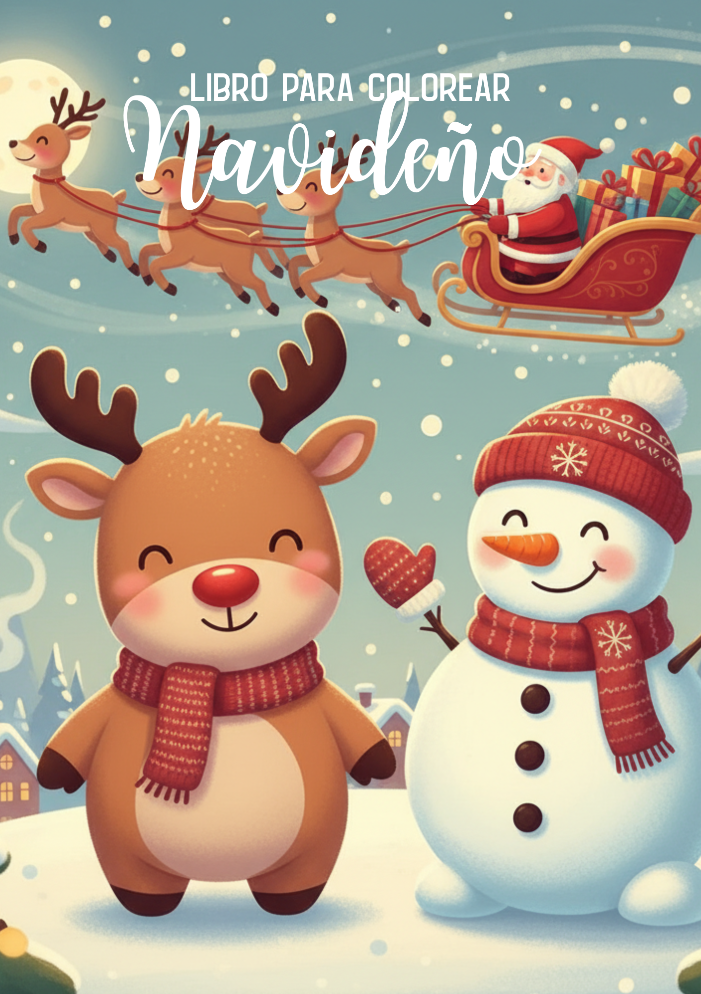 Libro para colorear navideño | Hotmart