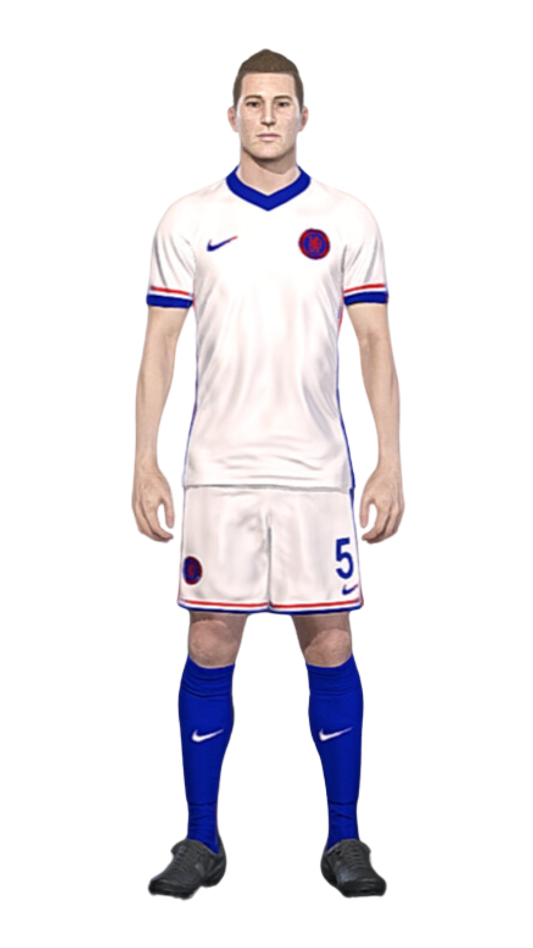 Chelsea Kit do uniforme 2 24/25 para PES2018 Ps3 - Felipe Douglas