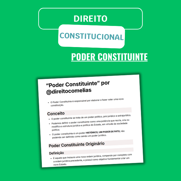 Poder Constituinte - Elias Rossini Viana | Hotmart