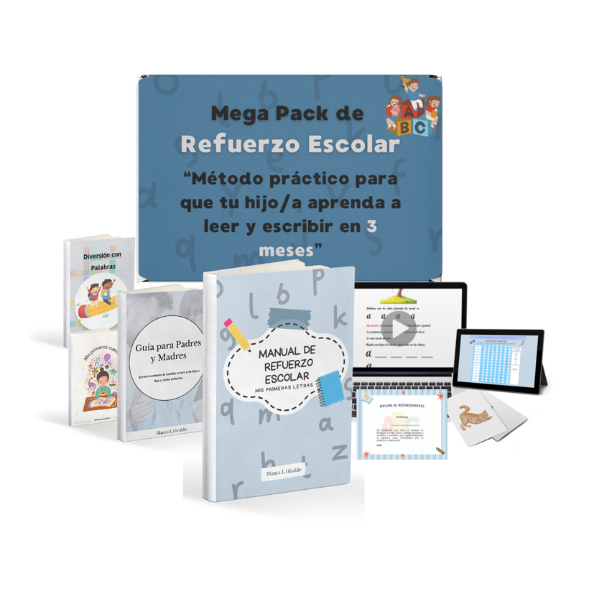 Mega Pack de Refuerzo Escolar: Método práctico para que tu hijo/a a...