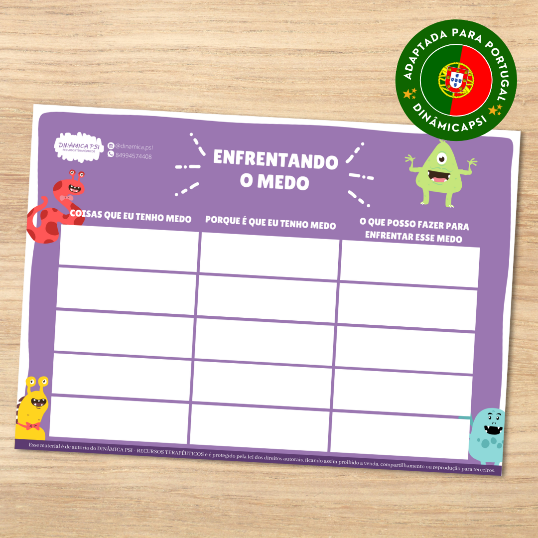 Enfrentando o Medo - Adaptado para Portugual - Dinâmica Psi | Hotmart