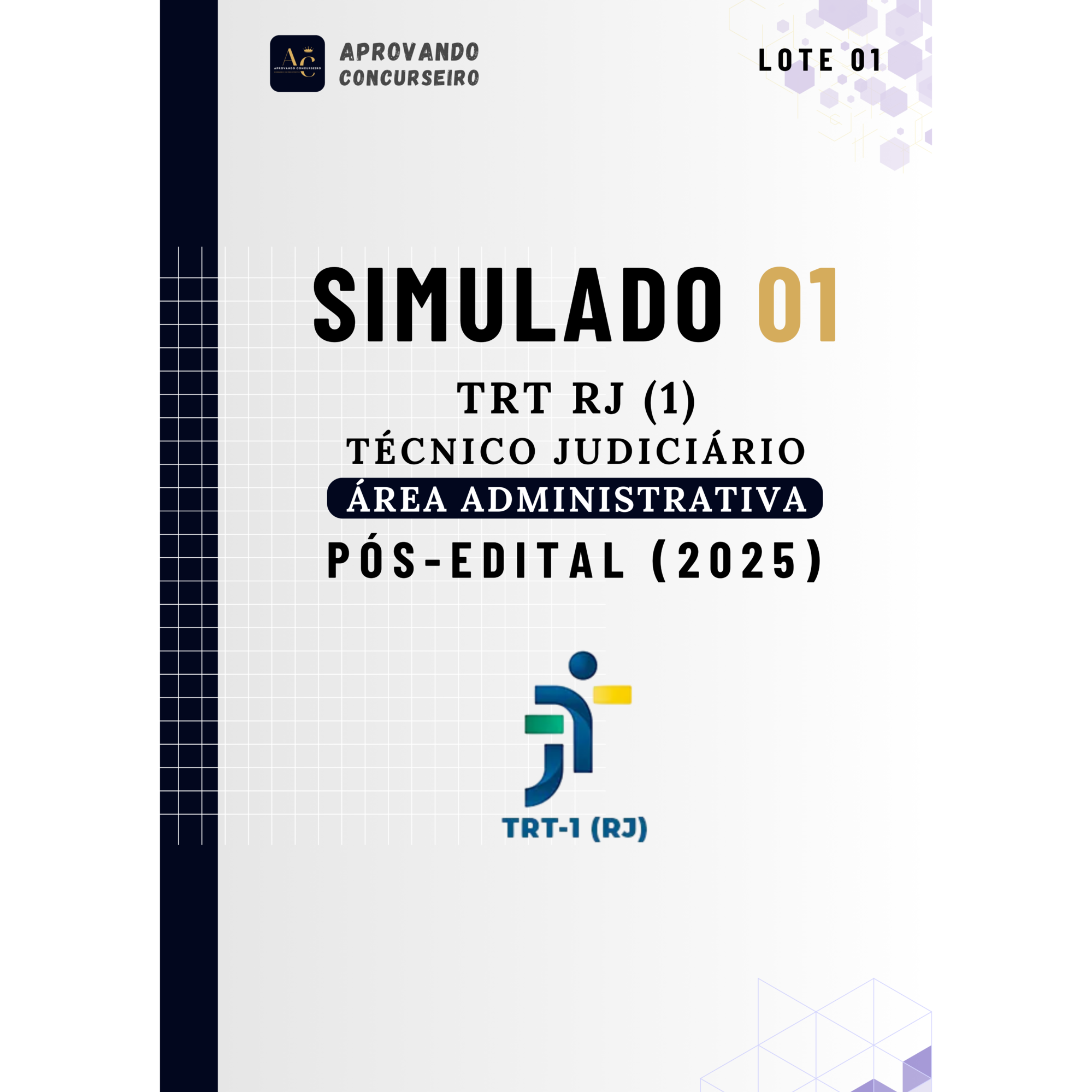 05 Simulados Comentados TRT 1ª Região (Rio de Janeiro) - Técnico Ju...