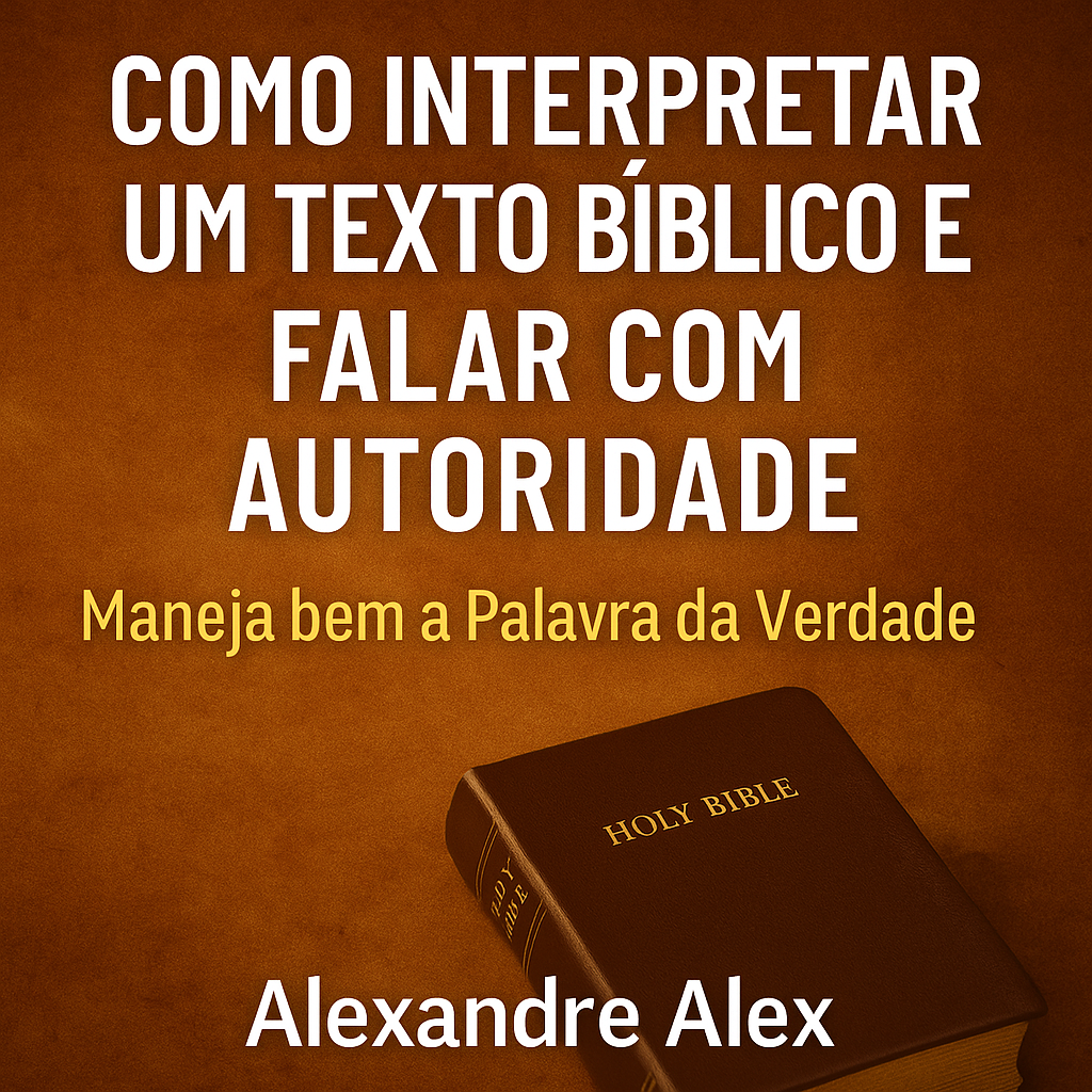 Como Interpretar um Texto Bíblico e Falar com Autoridade