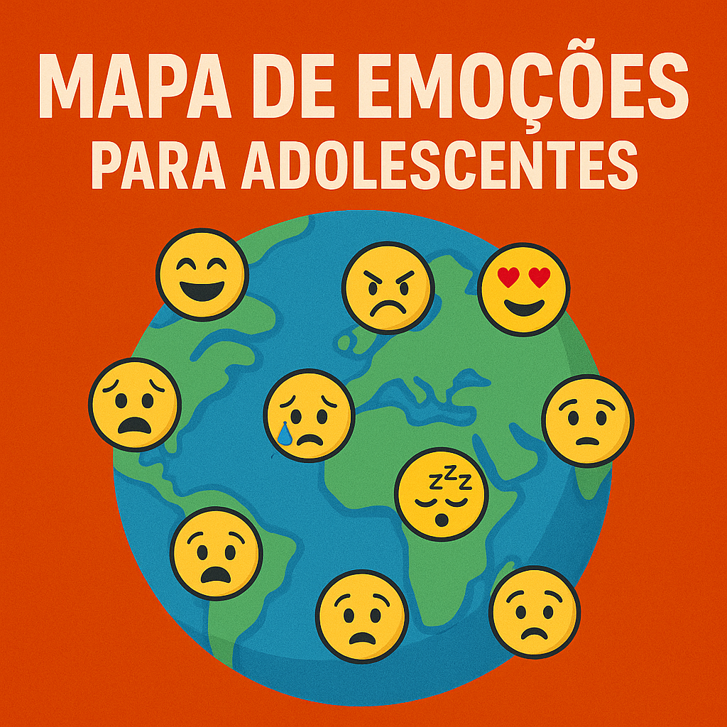 MAPA DE EMOÇÕES PARA ADOLESCENTES - controle suas emoções e tenha u...