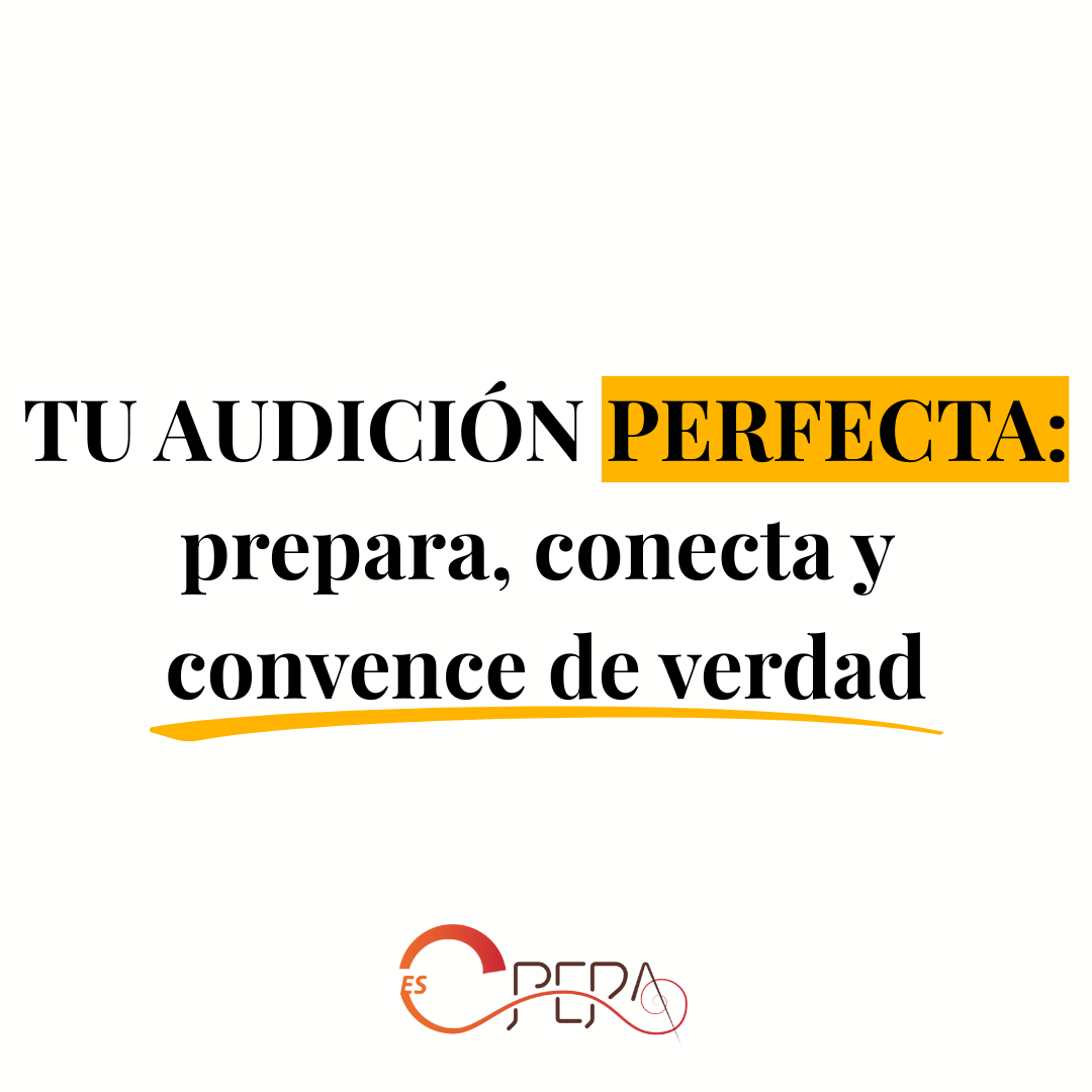 TU AUDICIÓN PERFECTA: prepara, conecta y convence de verdad - Danie...
