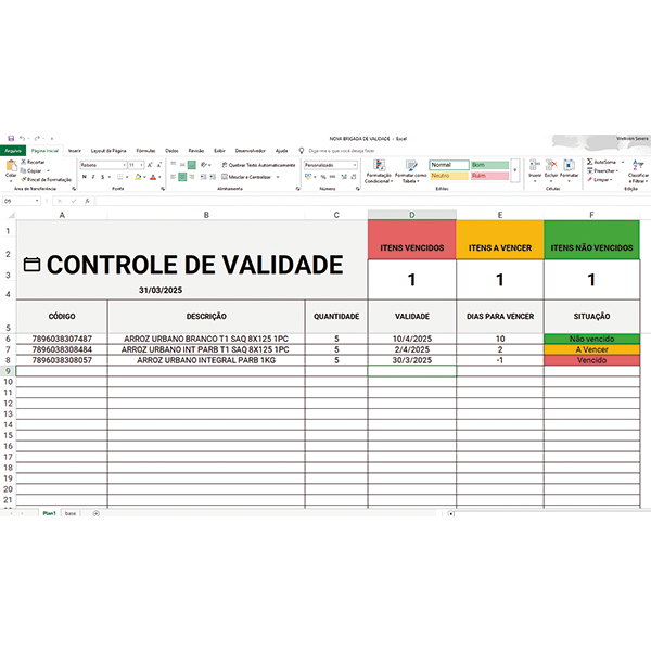 Planilha de Controle de Validade – Evite perdas e maximize seus luc...