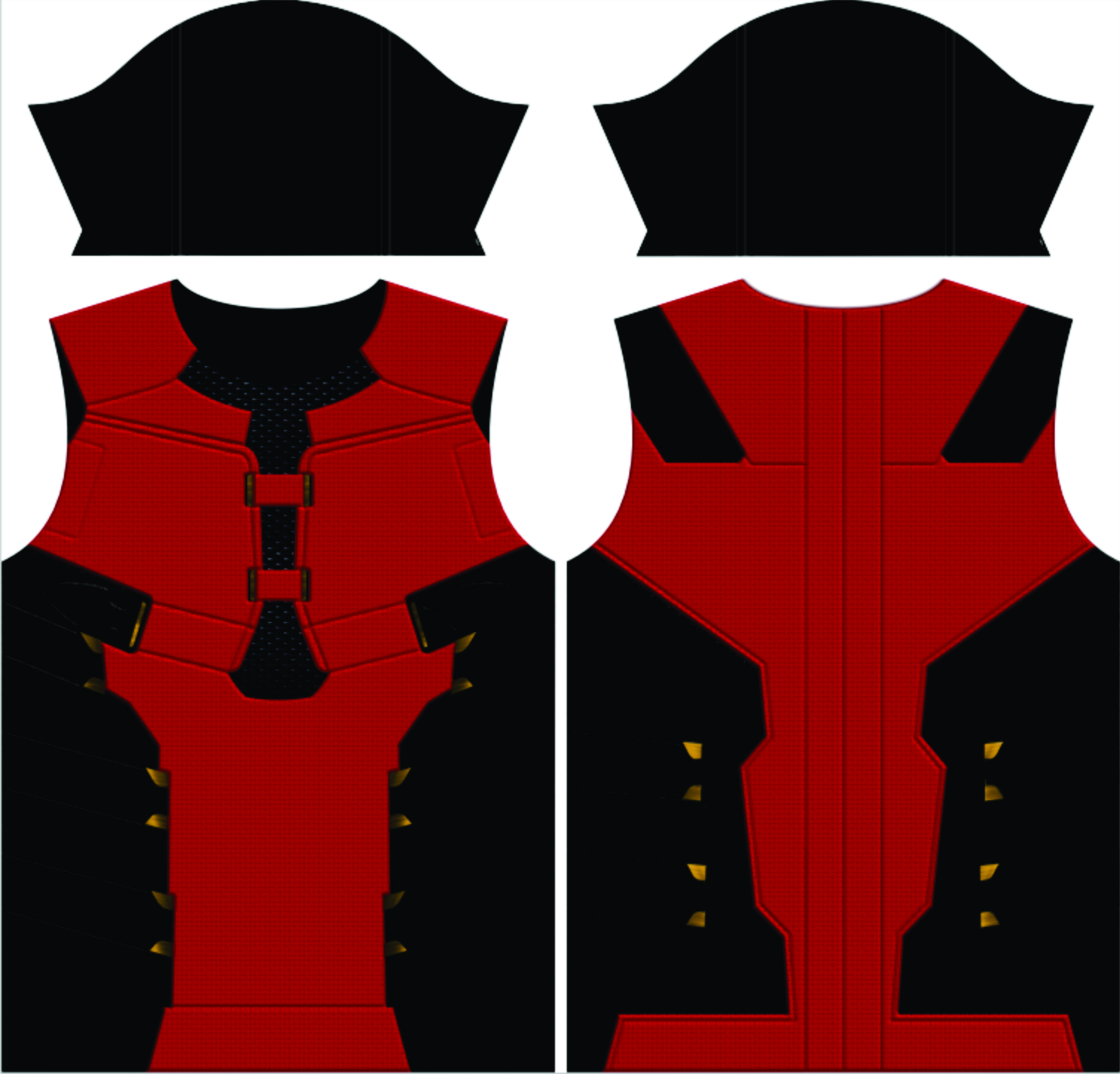 Plantilla para camiseta Deadpool - Oscar Martinez Ramos | Hotmart