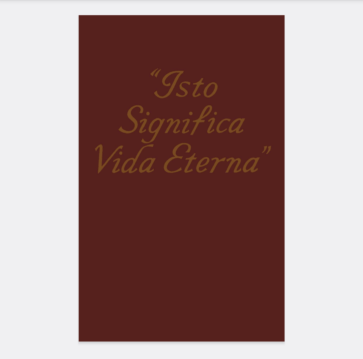 Isto Significa Vida Eterna - Biblioteca TJ | Hotmart