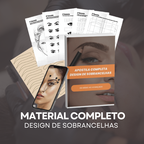 Ebook Apostila Design De Sobrancelhas Completa Folhas De Trei