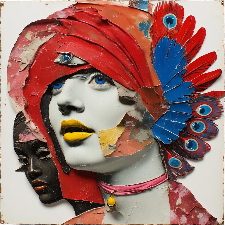 TRIBAL collage arte | Hotmart