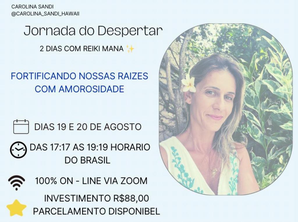 JORNADA DO DESPERTAR COM REIKI MANA
