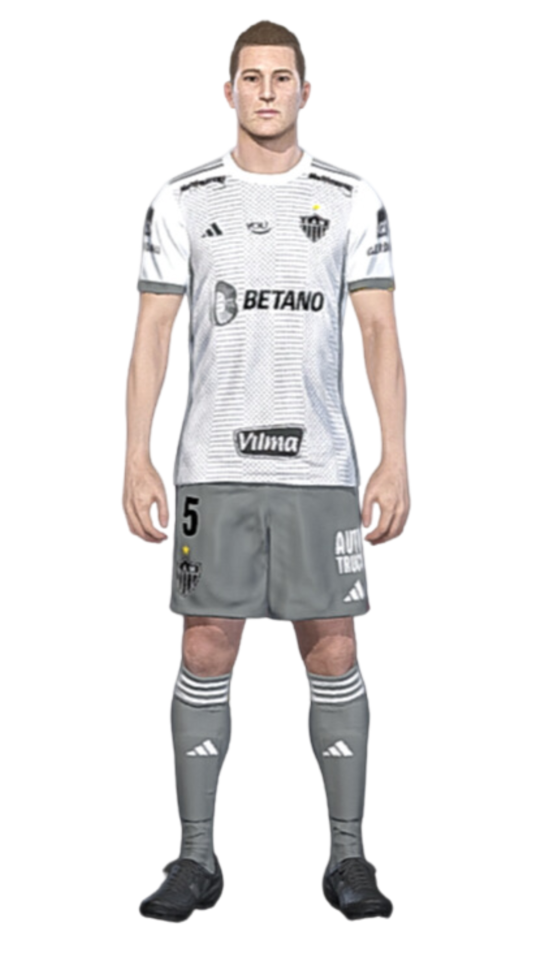 Atlético Mineiro Kit do uniforme 2 24/25 PES2018 Ps3 - Felipe Dougl...