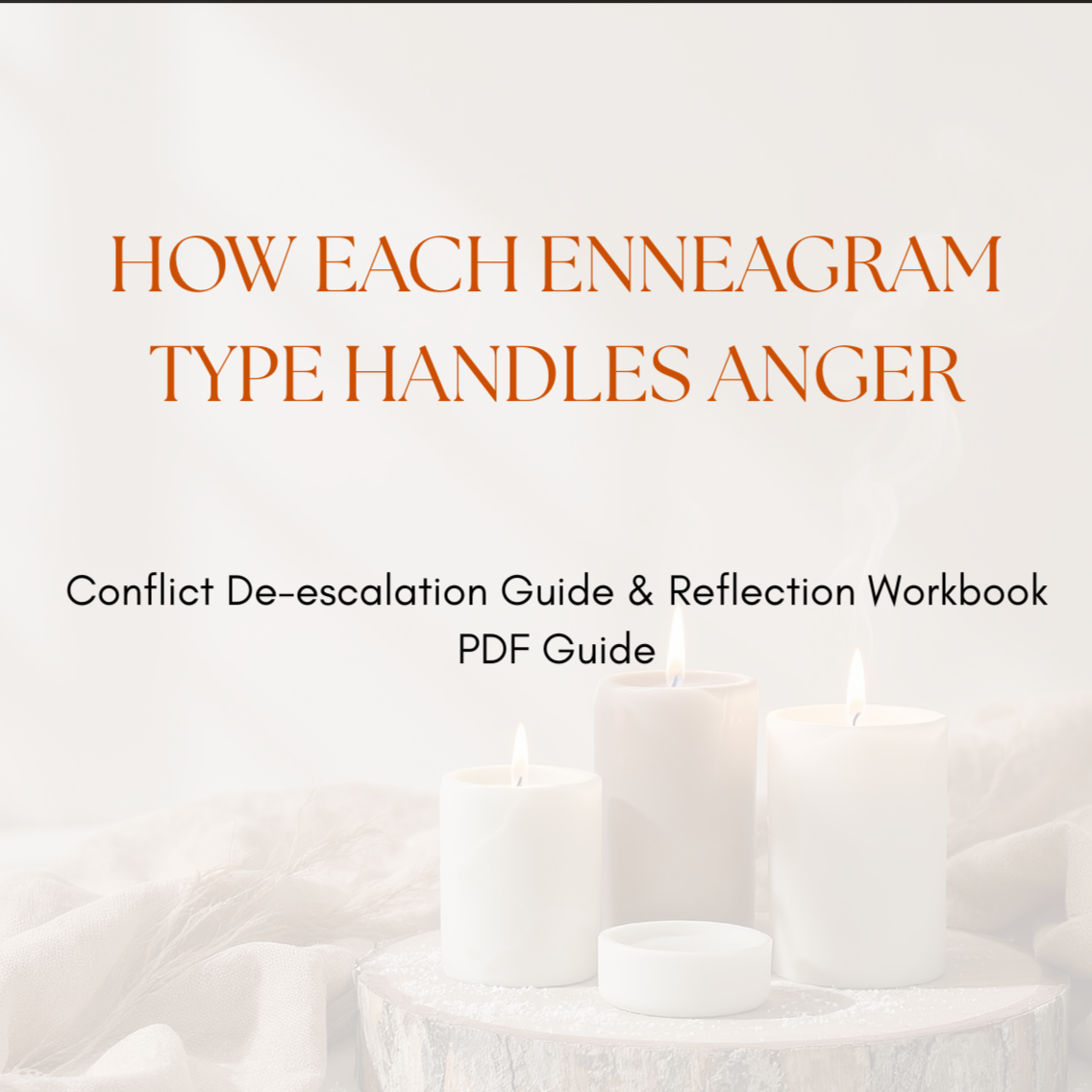 HOW EACH ENNEAGRAM TYPE HANDLES ANGER Conflict De-escalation Guide ...