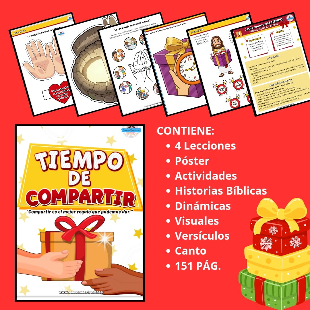 Tiempo de compartir (ARCHIVO PDF) - Somos Maestras | Hotmart
