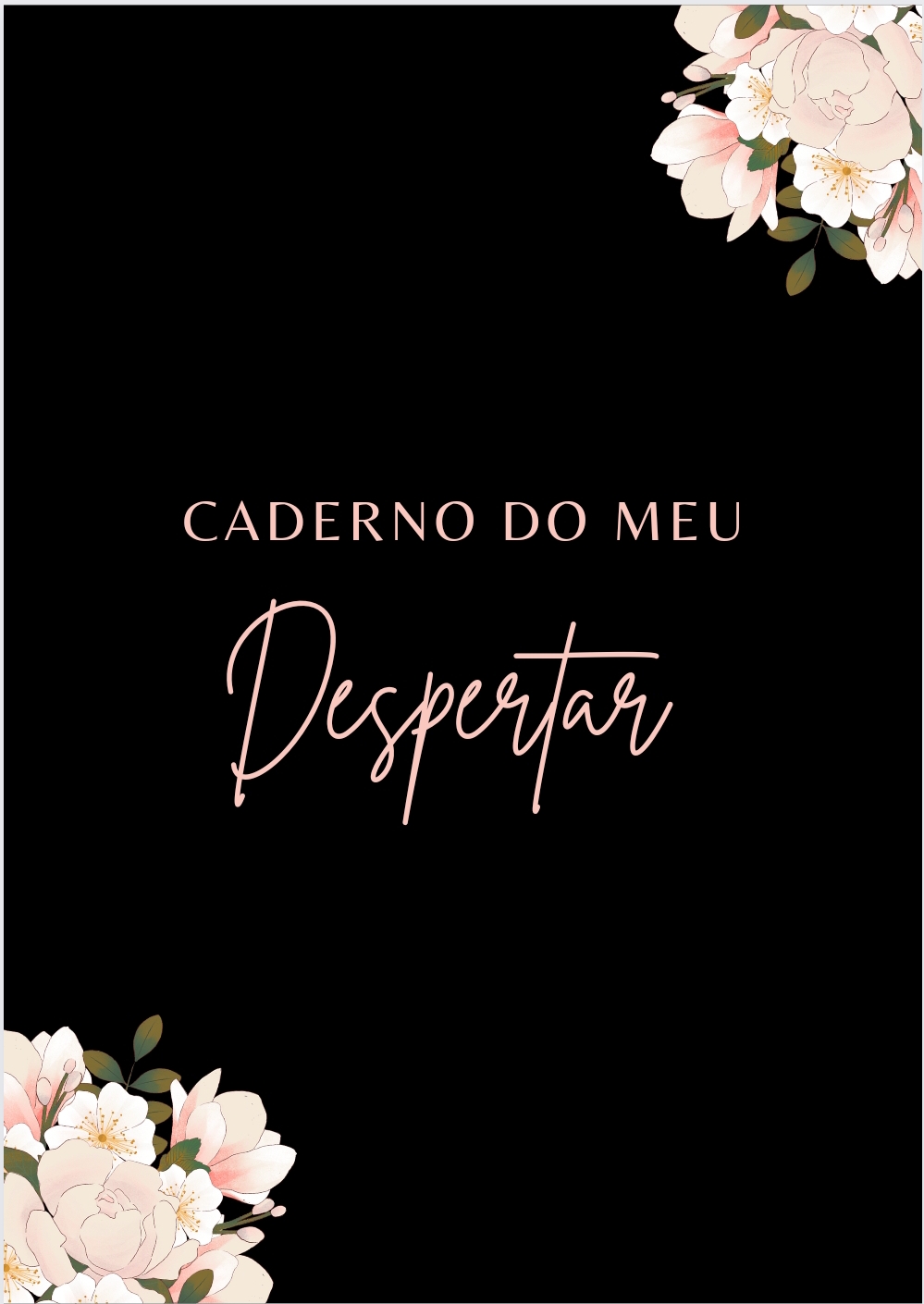 Caderno do meu despertar - Joana F. | Hotmart