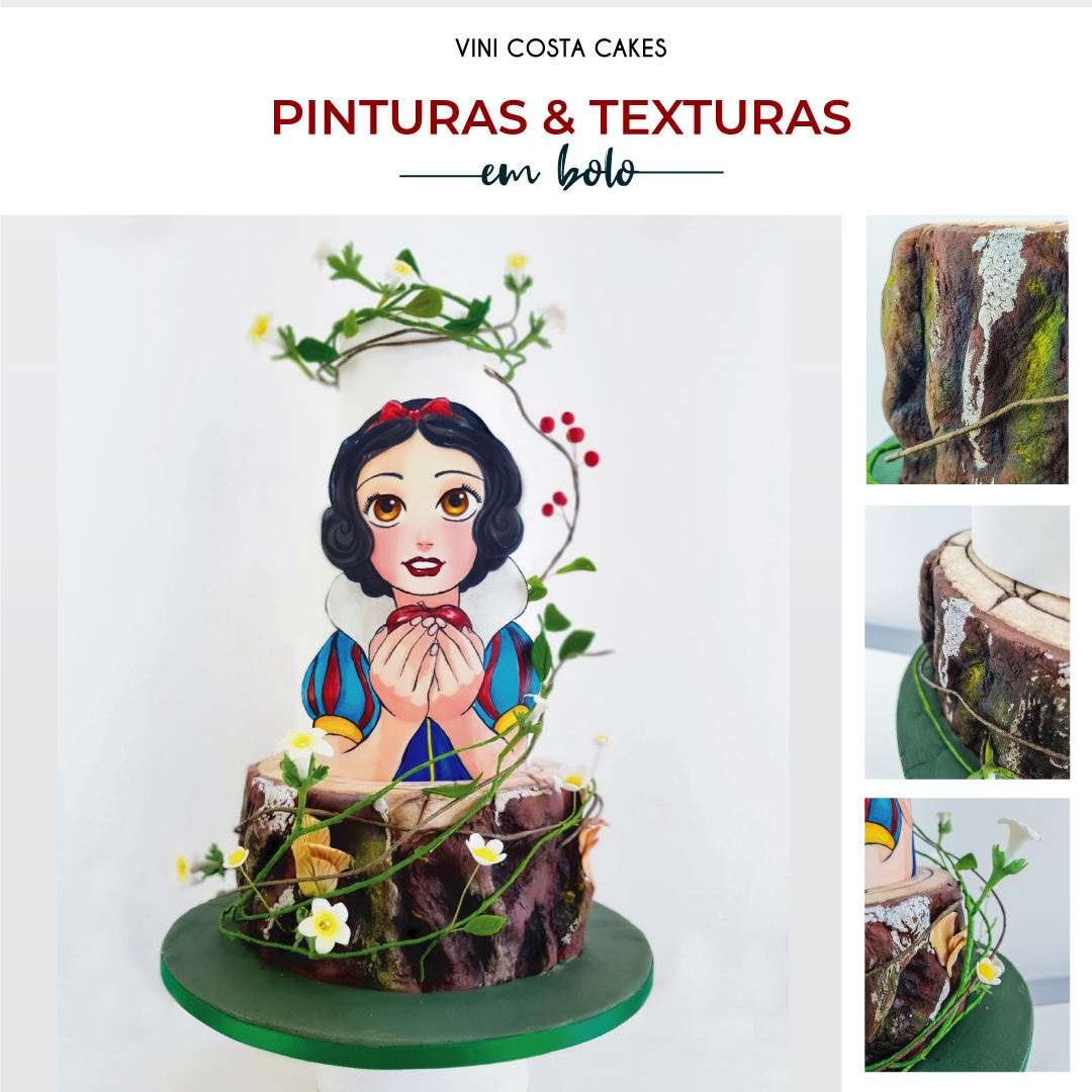 Pintura e Textura em Bolo - Vini Costa Cakes | Hotmart