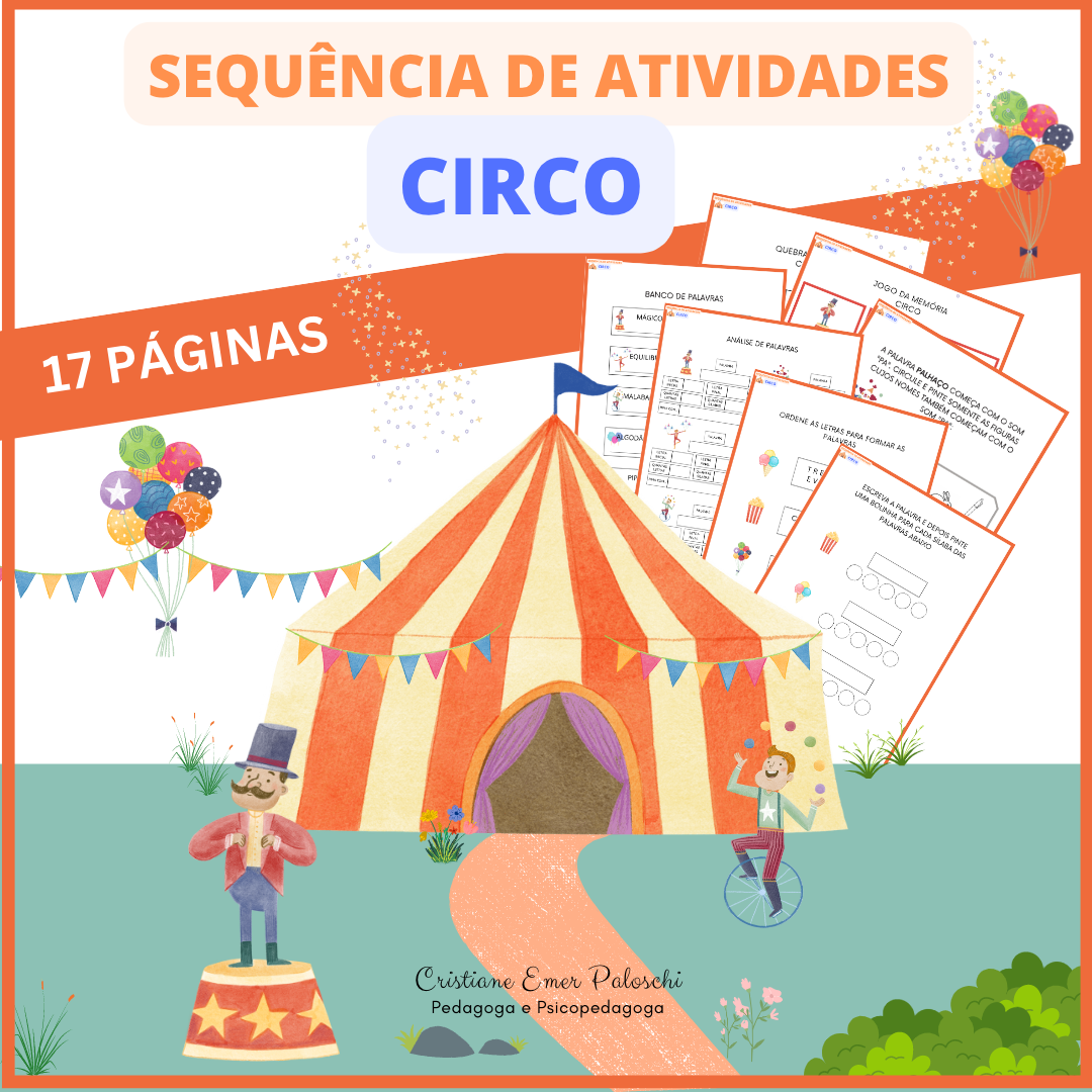 Sequência de Atividades Circo - Cristiane Emer Paloschi | Hotmart