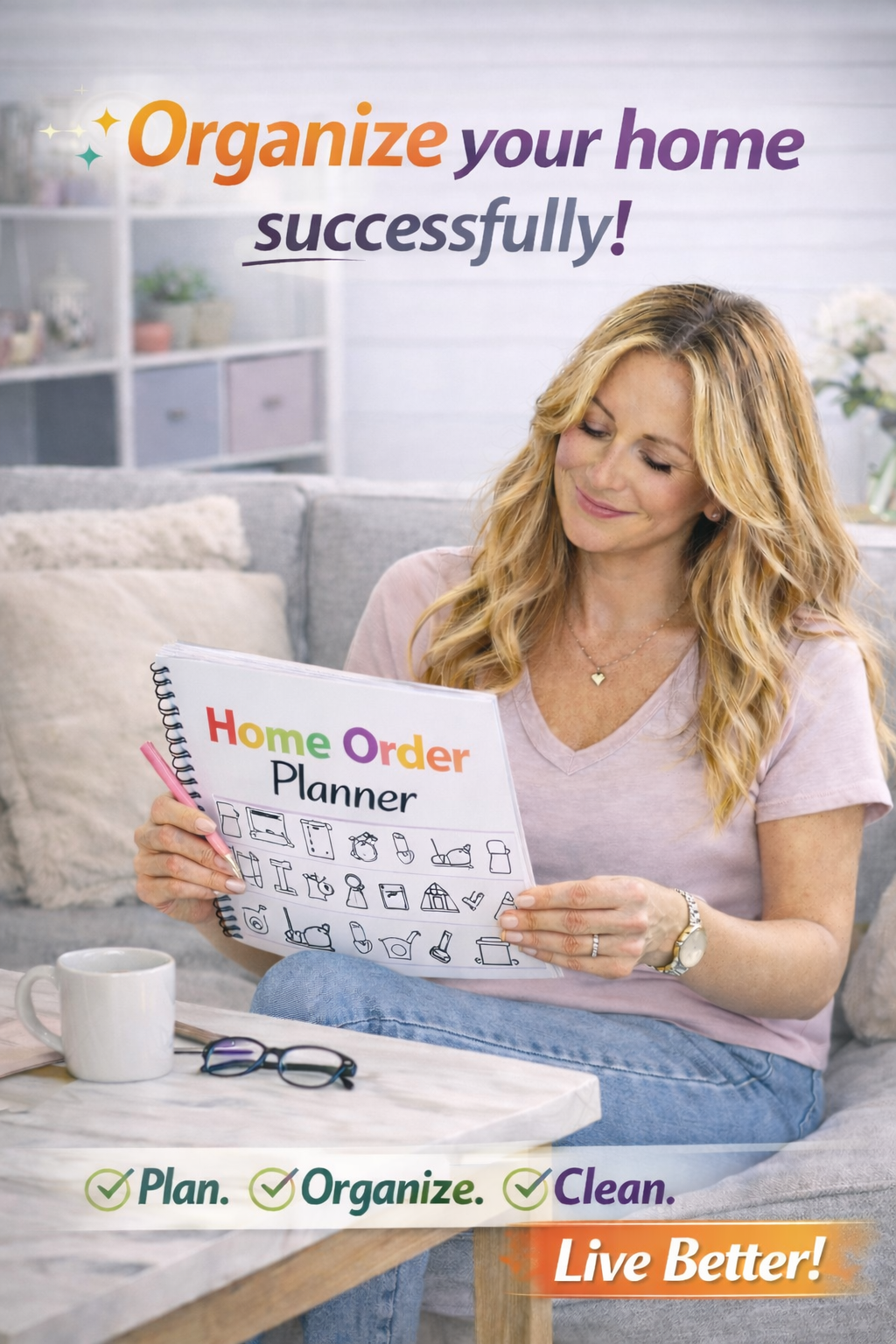 Home Order Planner organization and cleaning system. - Diego Fernan...