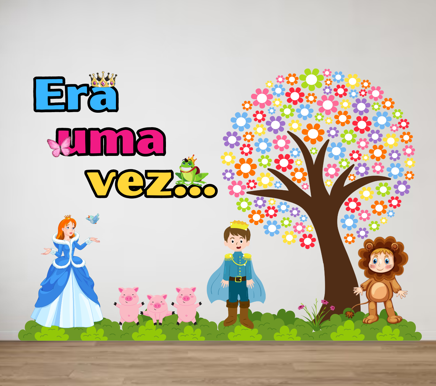 Painel Era Uma Vez / Cantinho da leitura 📚 - Crislaine cristina