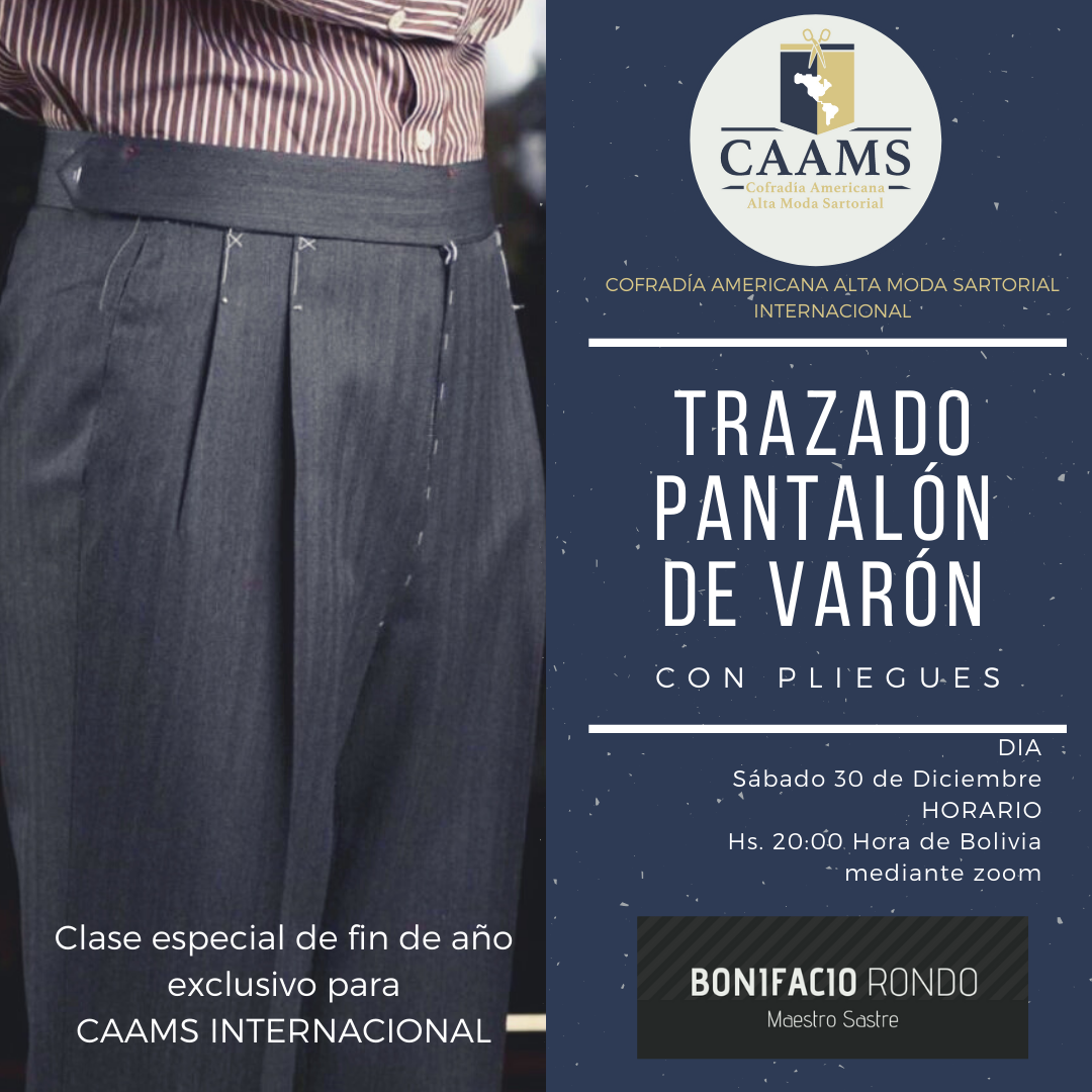 Clase Trazado pantalón Caams Internacional - Bonifacio Rondo | Hotmart