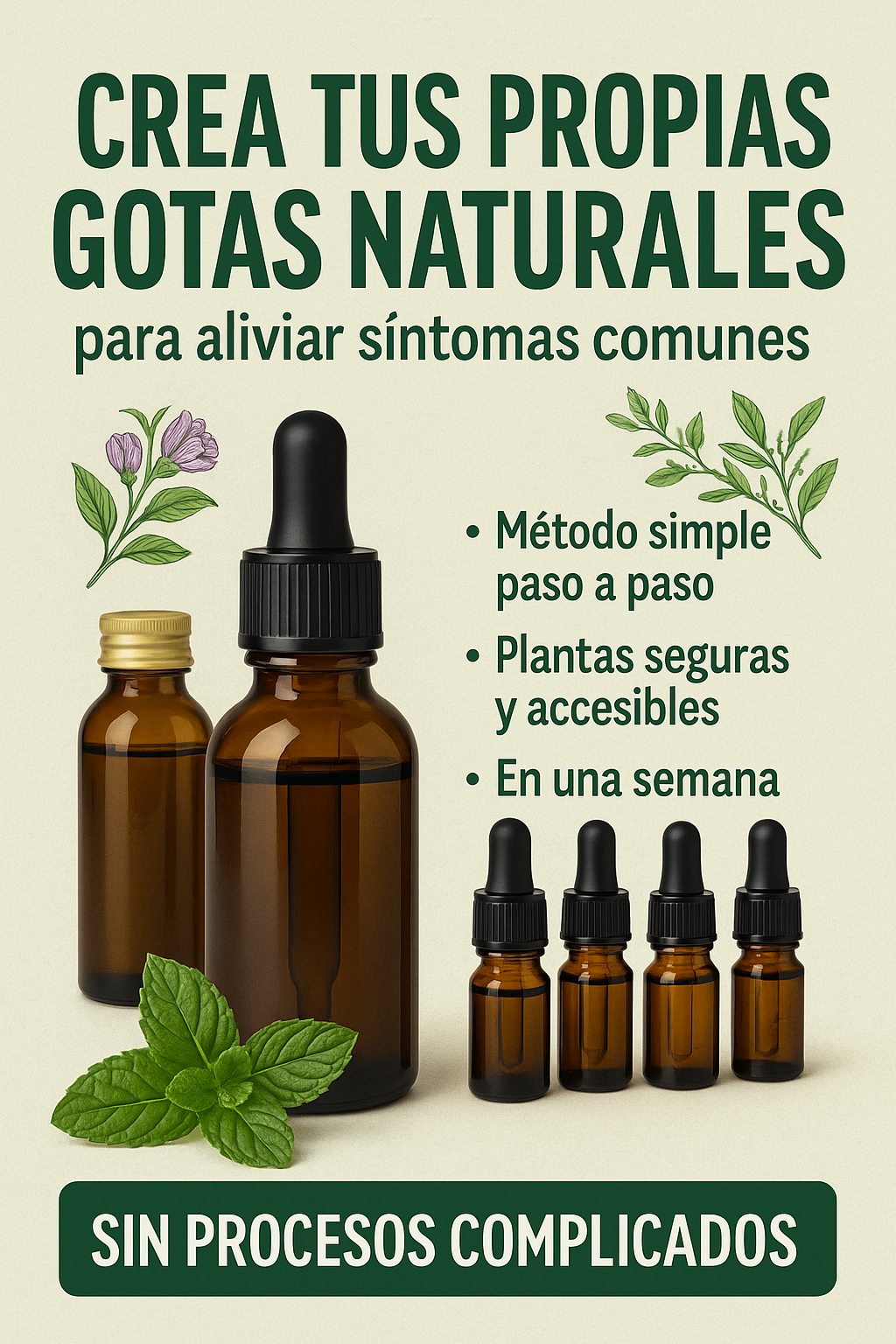 Tus primeras gotas naturales - Cursos online | Hotmart
