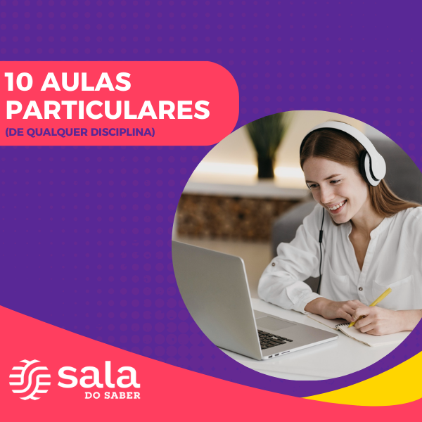 10 Aulas Particulares de qualquer matéria