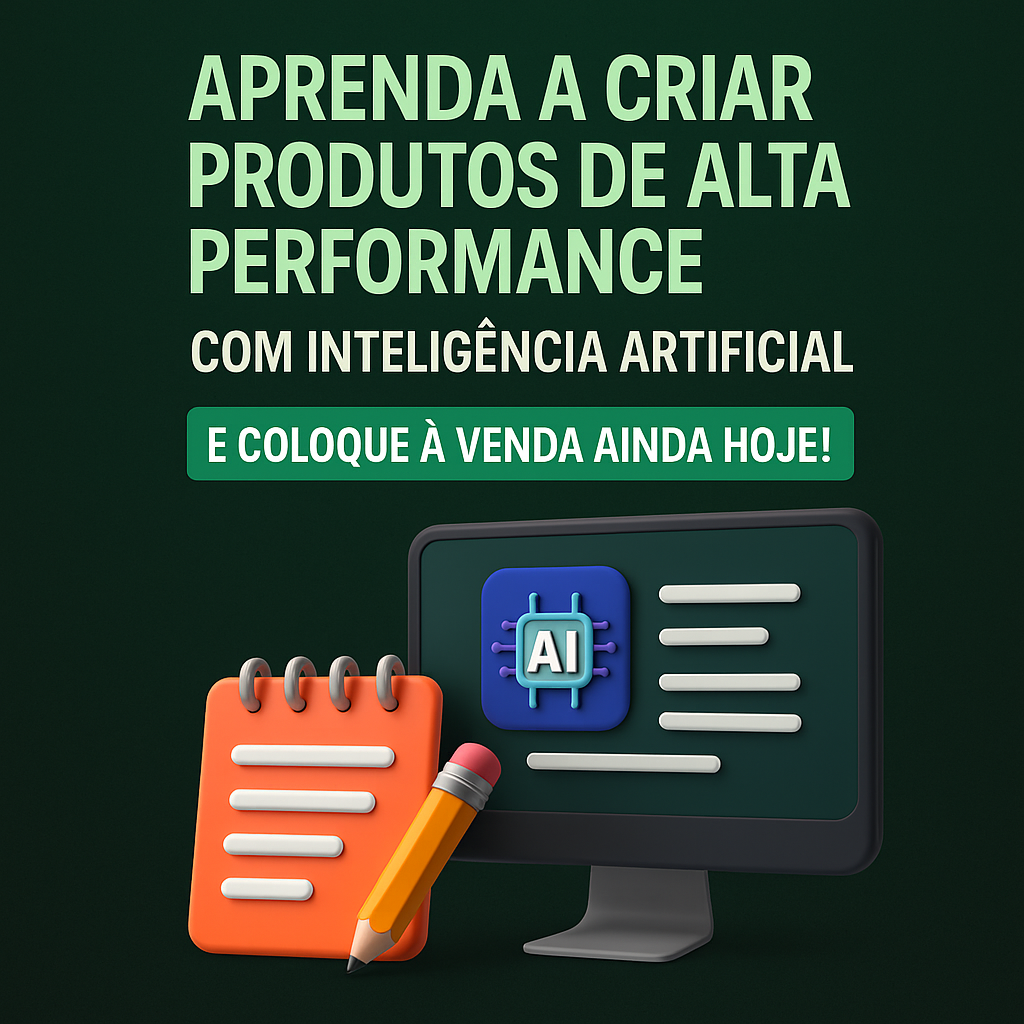Crie Produtos Digitais (em e-books e vídeo aulas) de Alta Performance com Inteligência ...