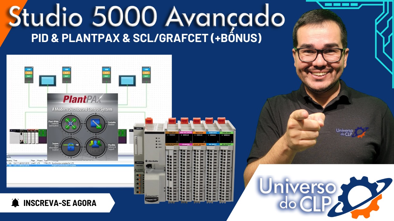 Studio 5000 Avançado - PID & PlantPAX & SCL / Grafcet (+Bônus)